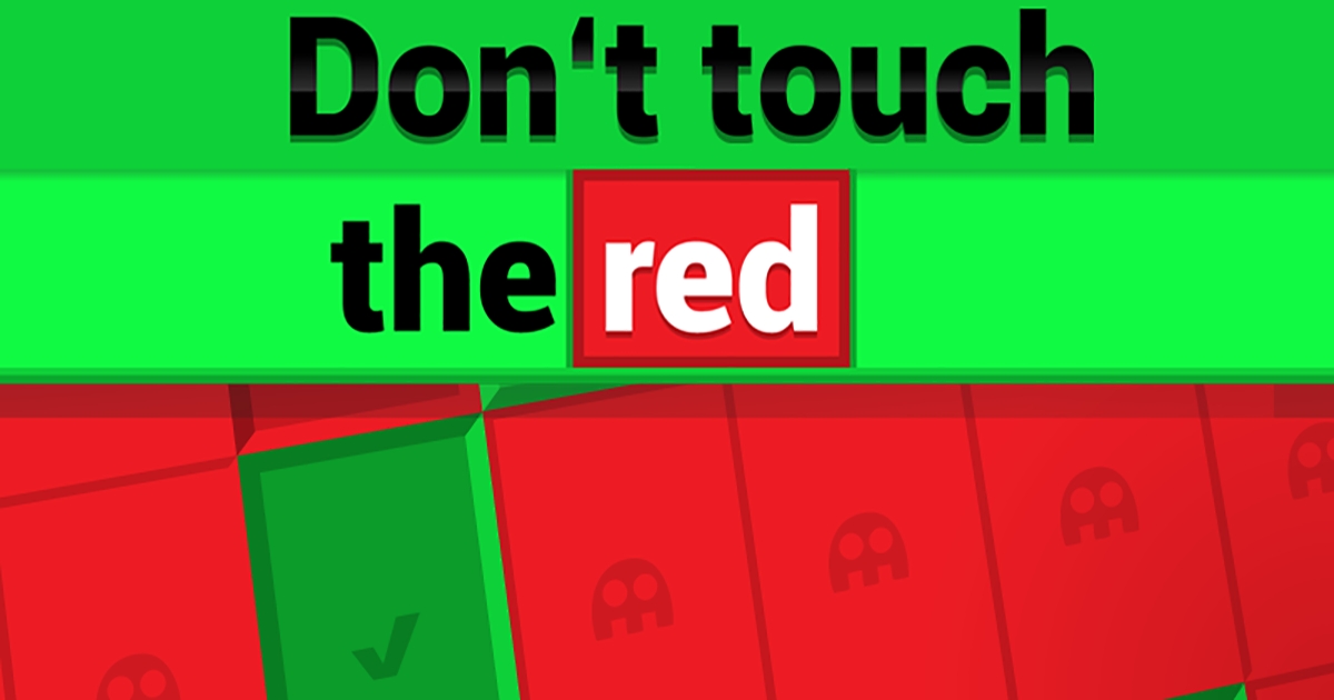 Don't Touch The Red | game-club24.com