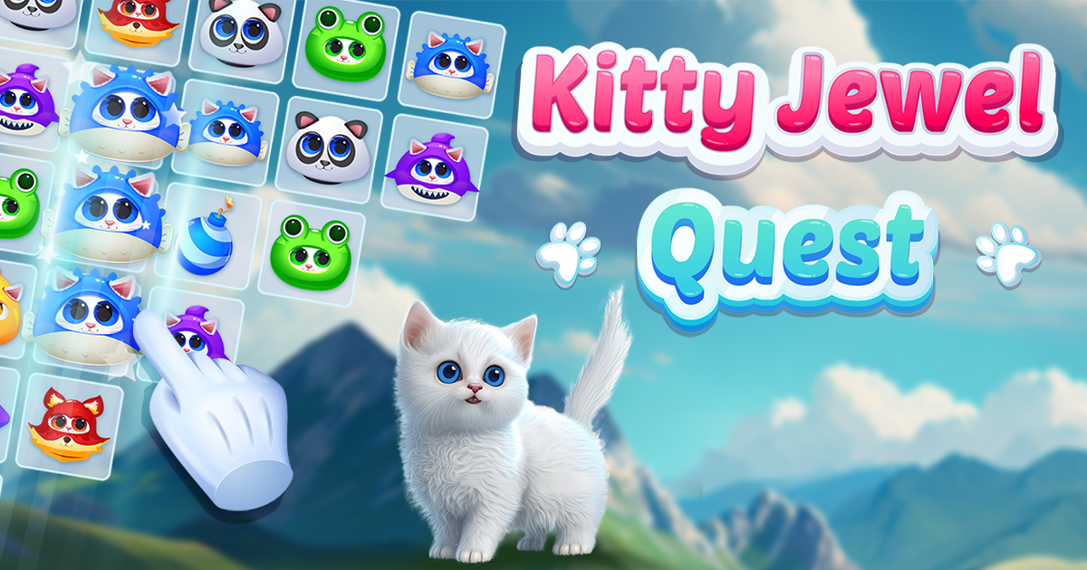 Kitty Jewel Quest | abracagames.com